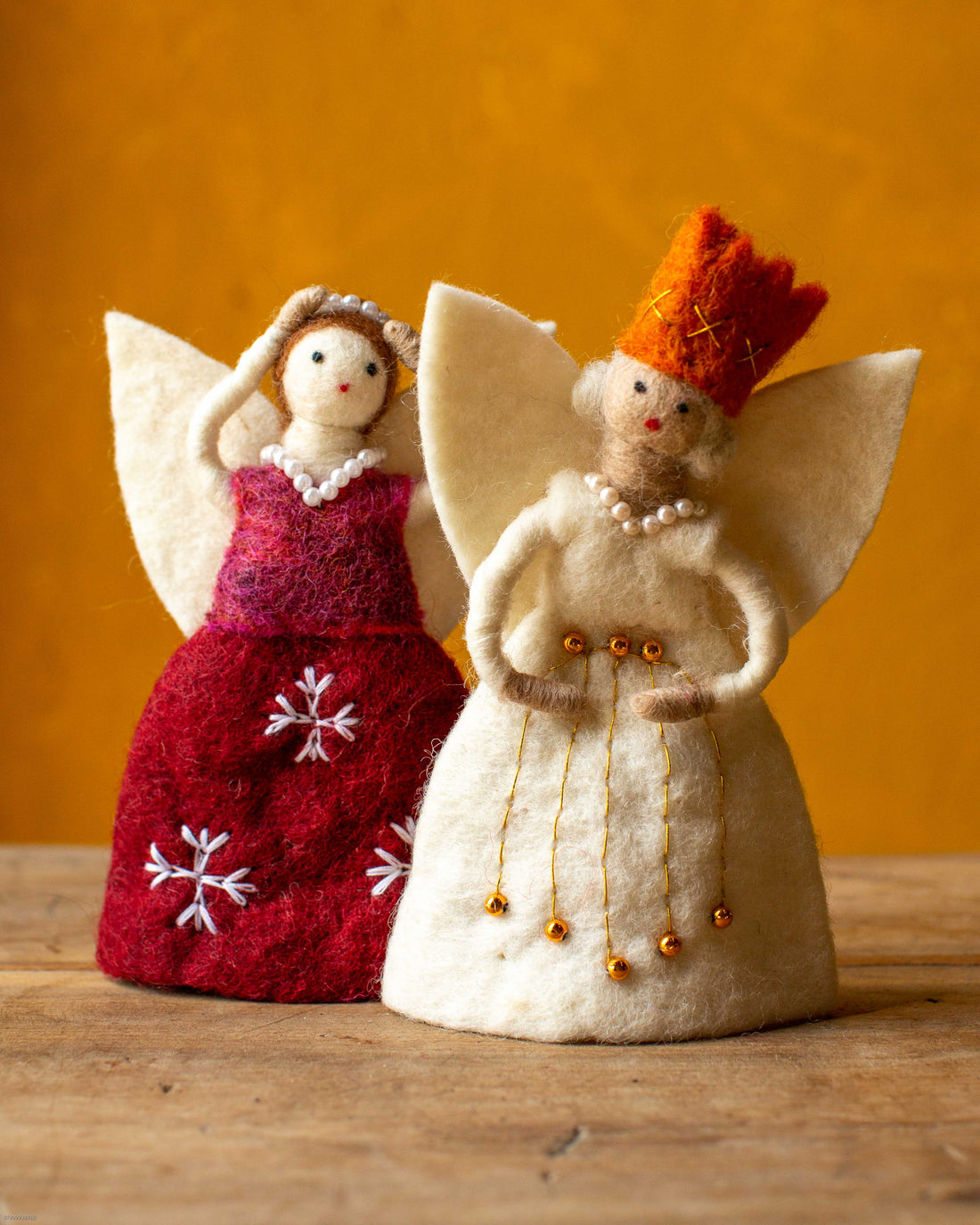 Felt Angel Tree Toppers – The india Shop
