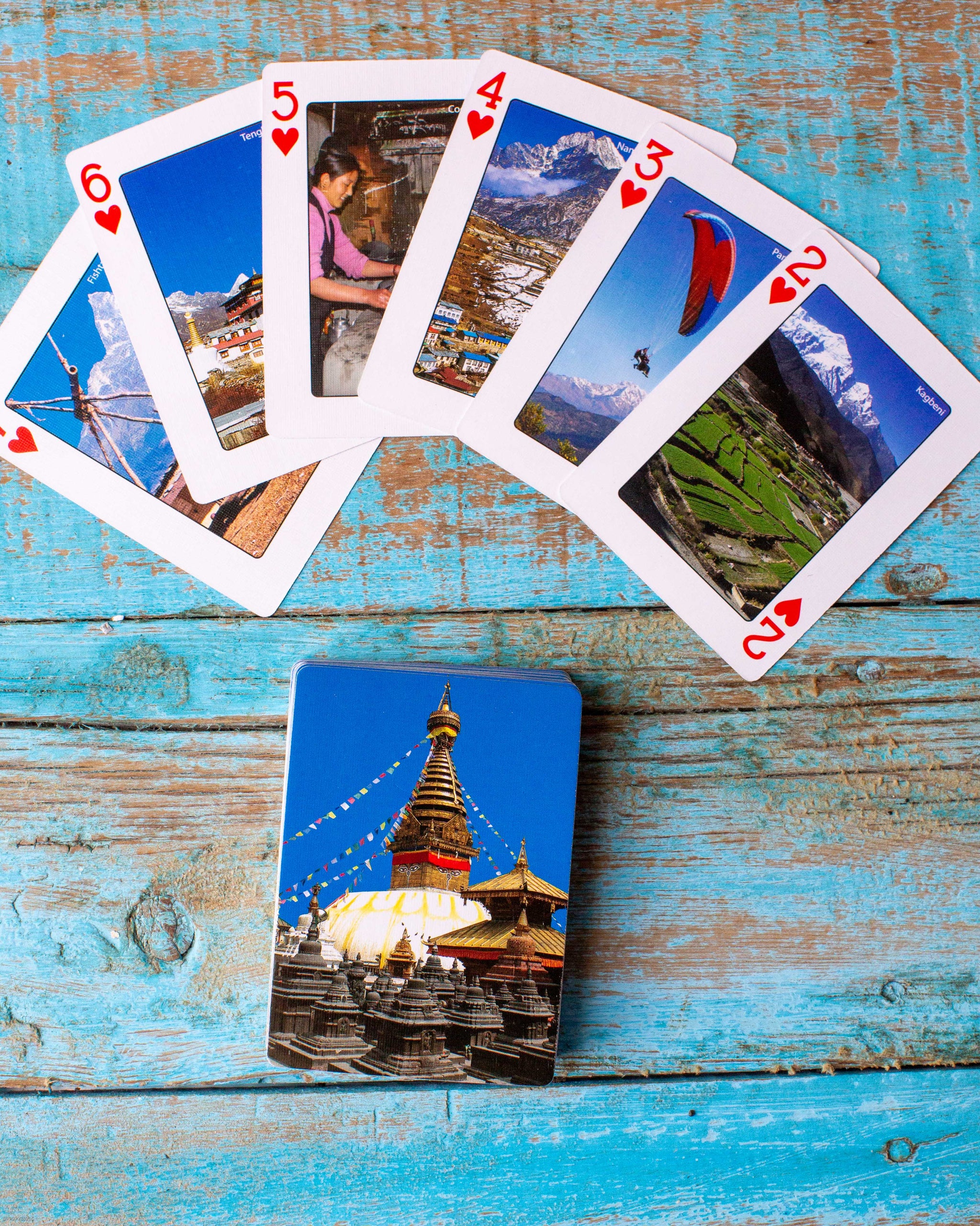 54 Pictures of Nepal Playing Cards – The india Shop